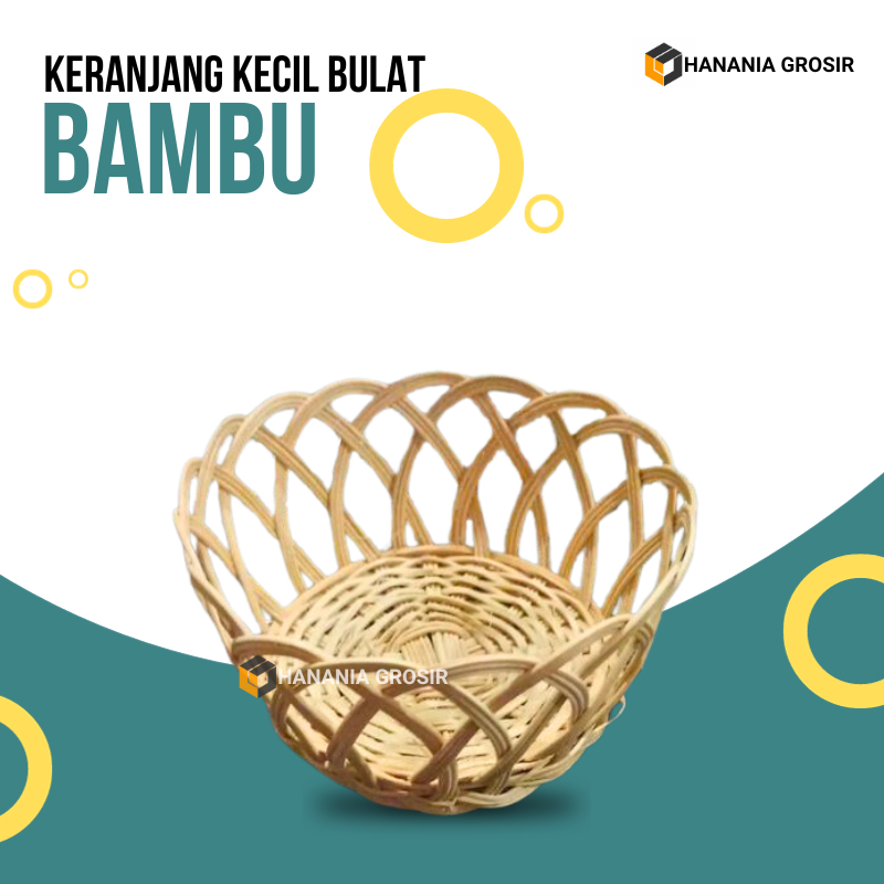 Jual Keranjang Buah Rotan | Kiring Rotan BULAT Kecil Ukuran S | Shopee ...