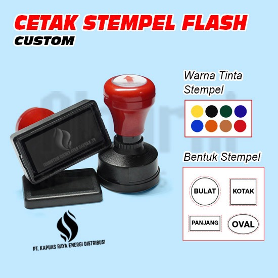 Jual STEMPEL FLASH / CUSTOM / NAMA TOKO / PERUSAHAAN | Shopee Indonesia