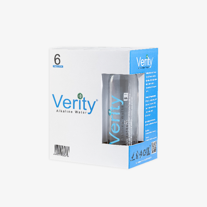 Jual Verity Alkaline Water 591ml - 1 Box (6 Botol) | Shopee Indonesia