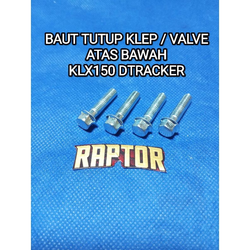 Jual BAUT TUTUP KLEP VALVE ATAS BAWAH KLX 150 DTRACKER KUNCI T8 ...