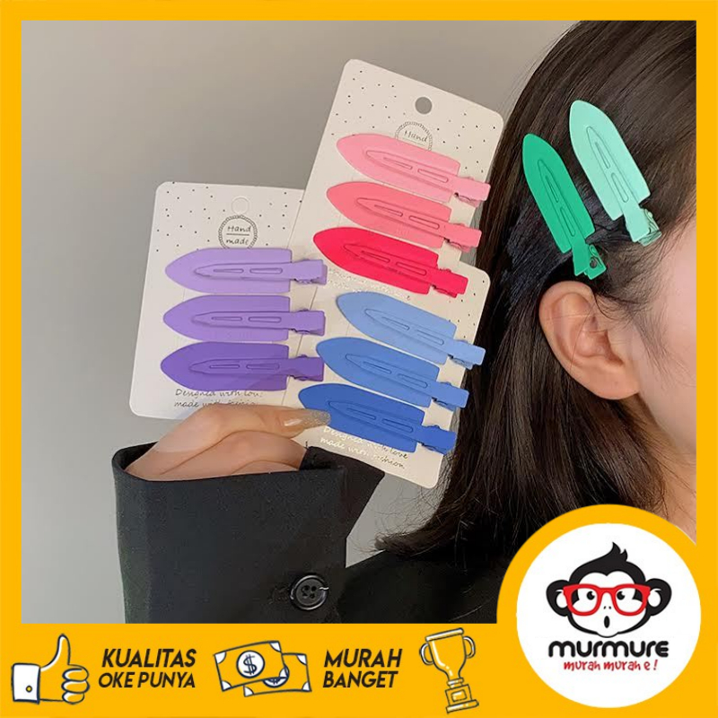 Jual MURMURE I 3PCS JEPIT PONI RAMBUT MINI SEAMLESS CLIP HAIRCLIP KECIL ...