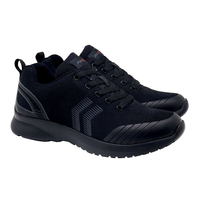 Jual Precise Kaito LC W Sepatu Sneakers Sekolah - All Black | Shopee ...
