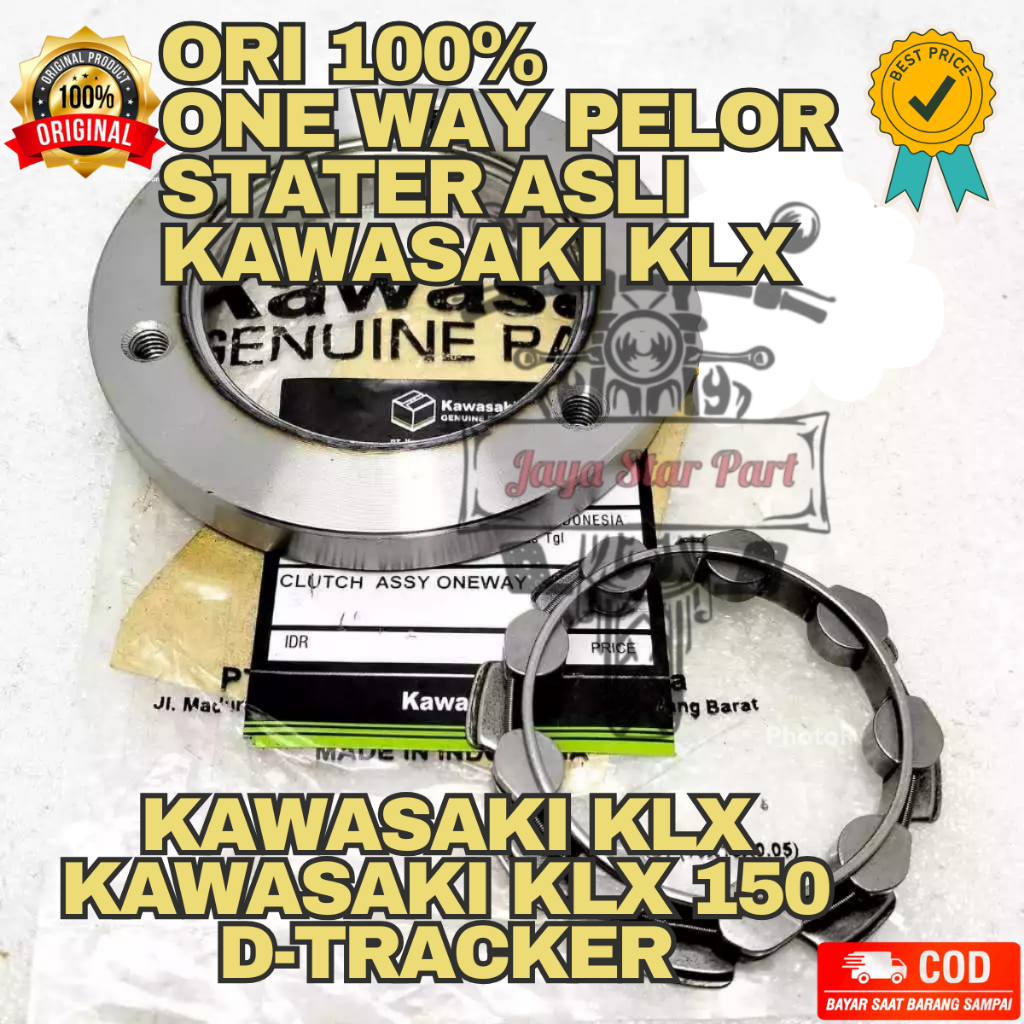 Jual ORIGINAL ONE WAY PELOR STATER ASLI KAWASAKI KLX KUALITAS ASLI ...