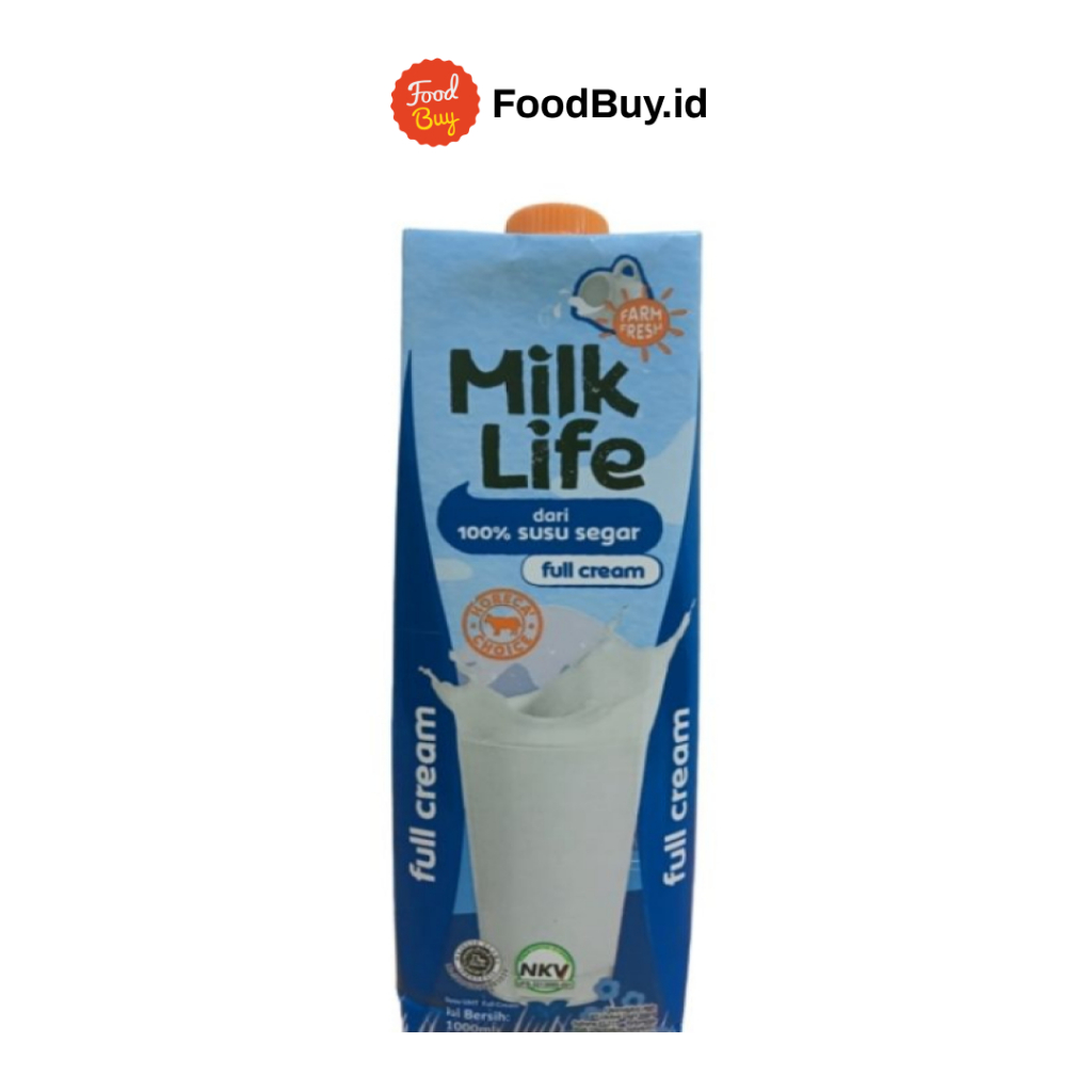 Jual Milk Life UHT Full Cream 1000 ml | Shopee Indonesia
