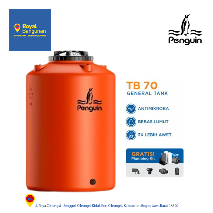 Jual Penguin Tangki | Toren | Tandon Air TB 70 650 liter | Shopee Indonesia