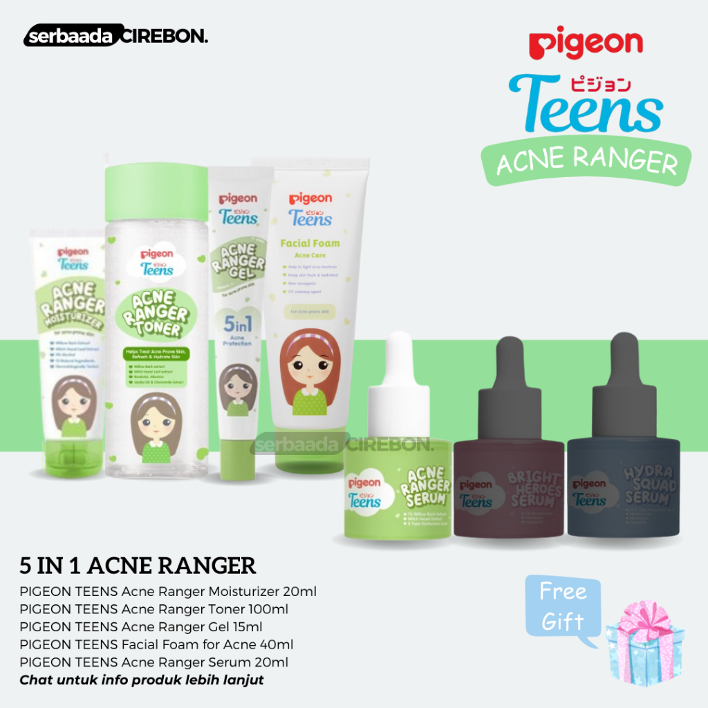 Jual PIGEON Acne Ranger Skincare Series | Paket anti jerawat | Paket ...