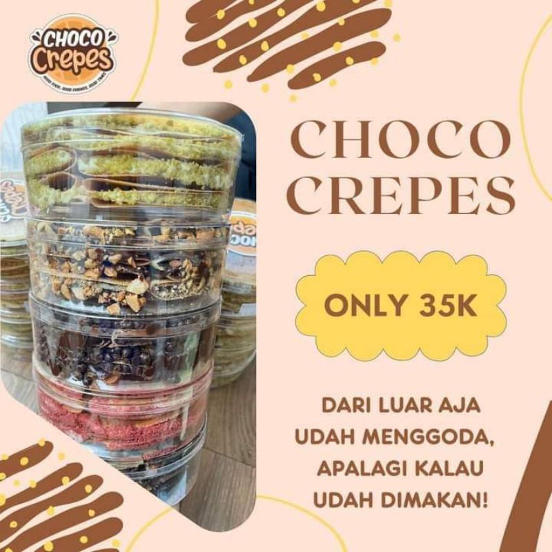 Jual CHOCO CREPES ( CHOCO CHEESE ) | Shopee Indonesia