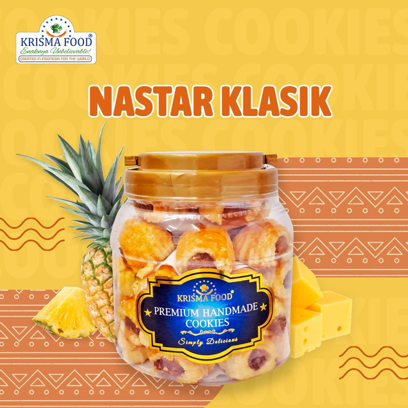 Jual Krisma Food Nastar 350g ( Wijsman Butter ) Nastar Nyonya Nastar Klasik Premium Handmade ...