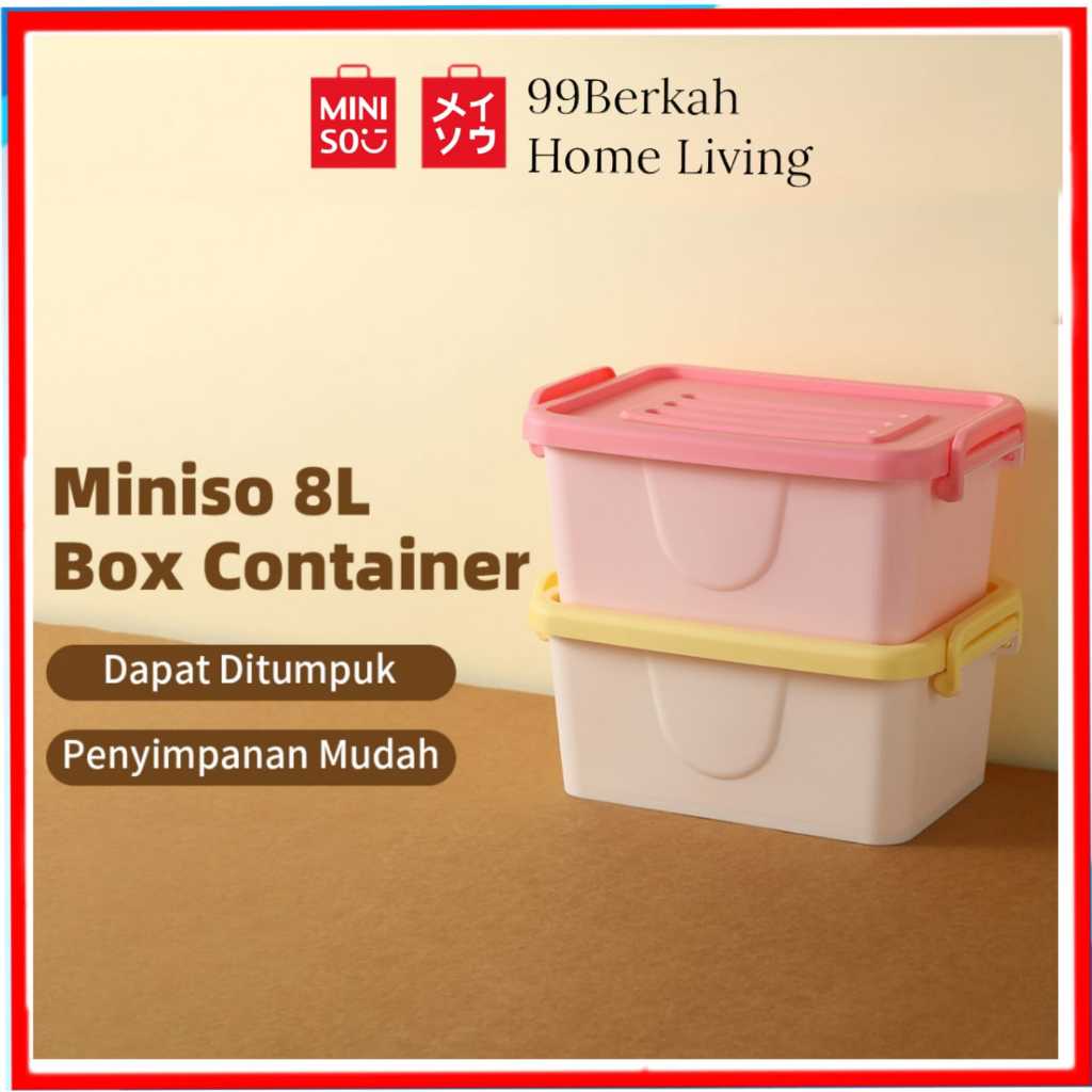 Jual MINISO Storage Box Kotak Penyimpanan Serbaguna Kapasitas Besar ...