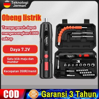 Jual Cordless Screwdriver Obeng Listrik Set Mesin Bor Cordless Mini 34 ...