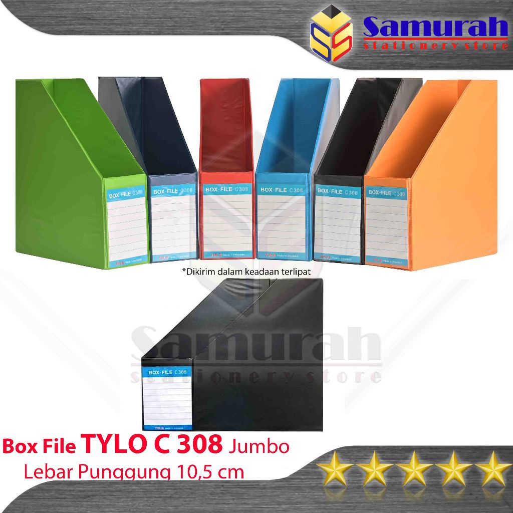 Jual Box File Lipat Tylo C-308 Jumbo Karton Lapis PVC / Rak Stand C 308 ...