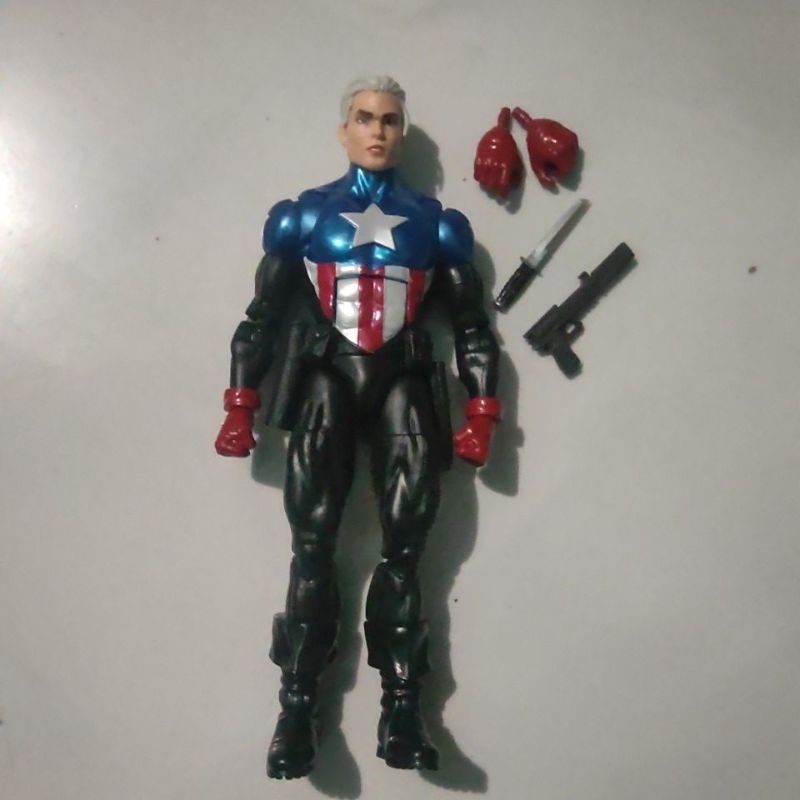 Jual Mainan Action Figure Marvel Legends Captain America WS | Shopee ...