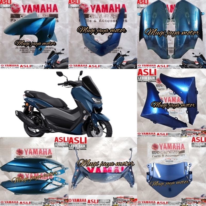 Jual FULL SET BODY HALUS ALL NEW NMAX 155 CONNECTED BIRU GLOSSY 2023 ...