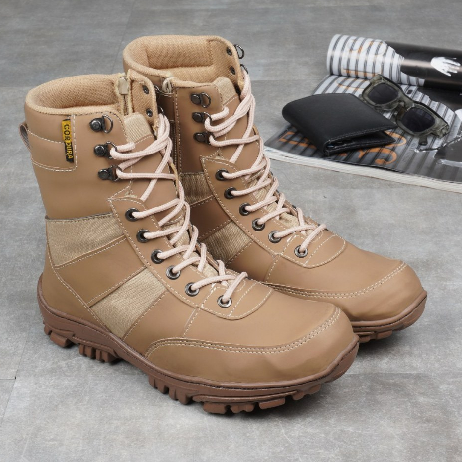 Jual SEPATU SAFETY BOOTS PRIA PDL PDH NINJA 8ICH SEPATU SECURITY UJUNG ...