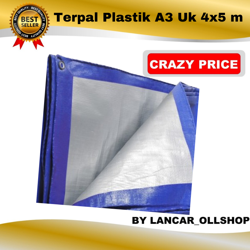 Jual Terpal PVC Anti Panas Anti Bocor A3 Ukuran 4m x 5 m Terpal Murah ...