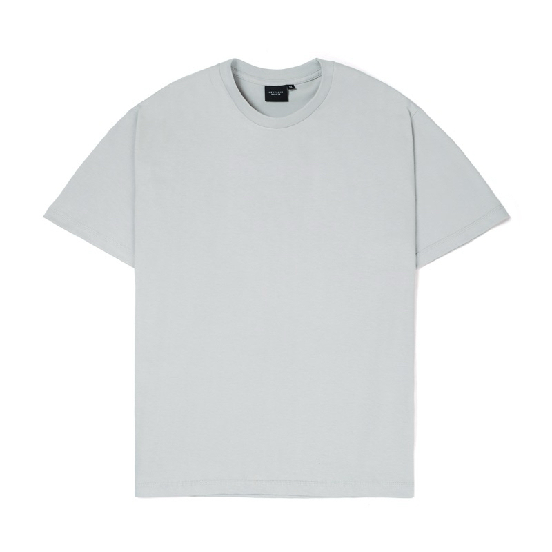 Jual Heyplain Kaos Polos Light Grey Lengan Pendek - Basic T's Cotton Combed 24S | Shopee Indonesia
