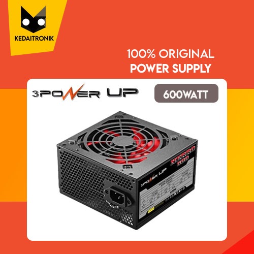 Jual NEW Power Supply Power Up NERRO 600 WATT PSU 600 Watt Psu 600W | Shopee Indonesia