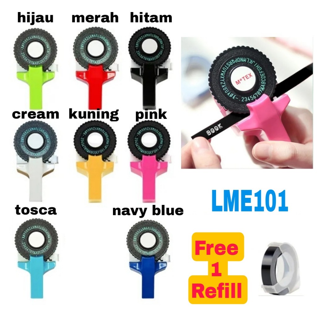 Jual Label Maker Emboss Stiker Timbul Print Label DIY Manual | Shopee ...