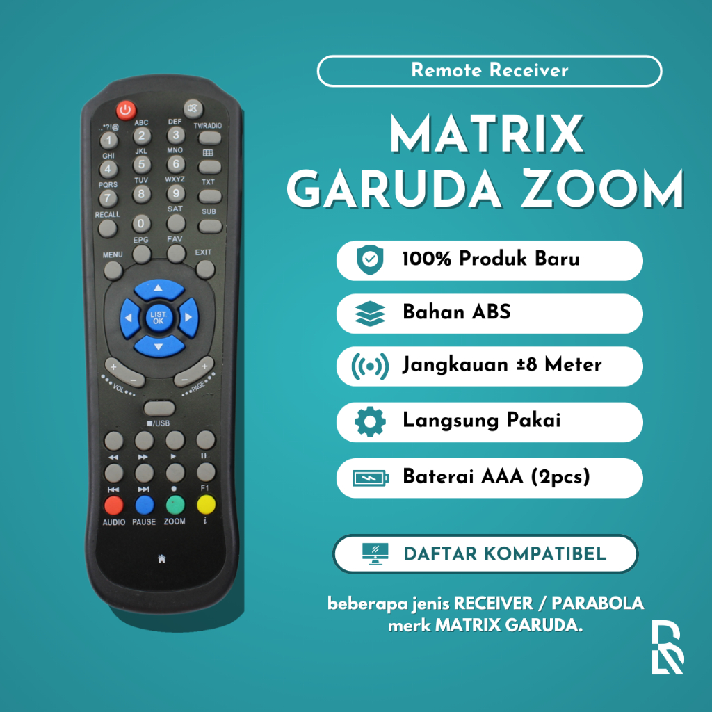 Jual Remote Receiver PARABOLA MATRIX GARUDA TOMBOL (zoom) | Shopee ...