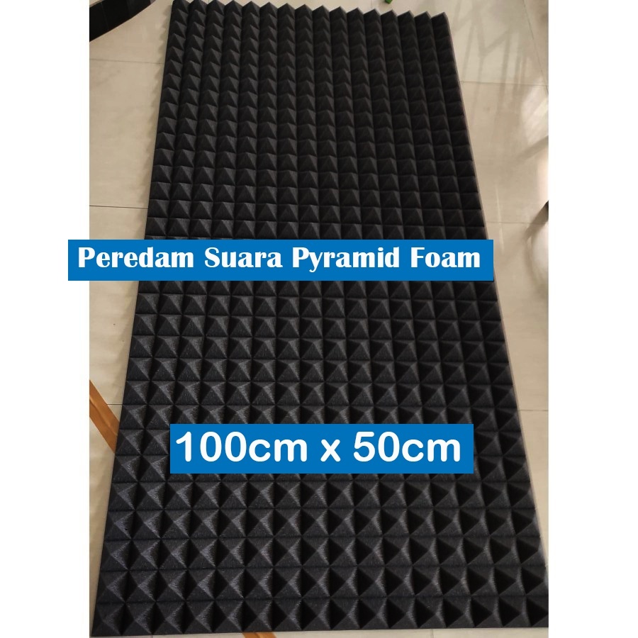 Jual Busa Peredam Suara Pyramid Warna 100x50 cm - Acoustik Foam Peredam ...