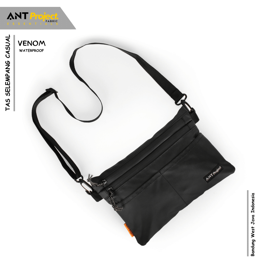 Jual ANT PROJECT - Tas Sling Bag Sacoche VENOM Waterproof - Tas ...