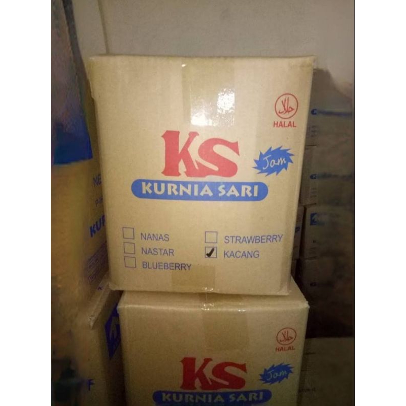 Jual selai kacang ks 10 kg / selai kacang kurnia sari 10 kg /selai roti ...