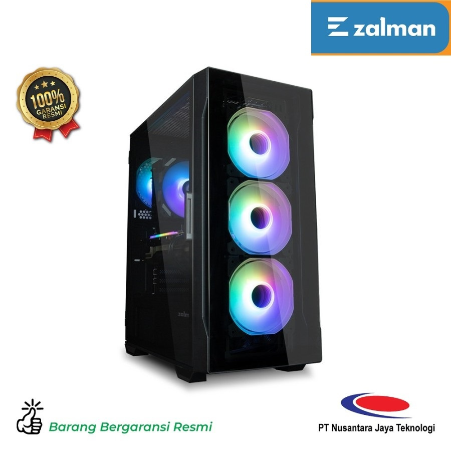 Jual Zalman Casing PC i3 Neo TG Black ATX Mid-Tower Gaming Case ...