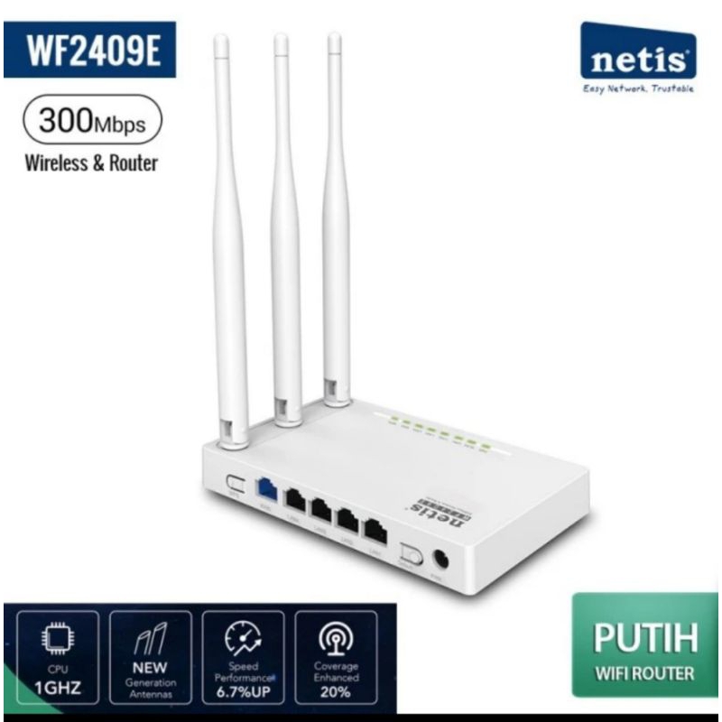 Jual Netis 300mbps Wireless And Router - WF2409E | Shopee Indonesia
