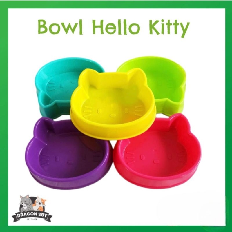Jual Bowl hello kitty - Tempat makan kucing anjing bentuk hello kitty ...