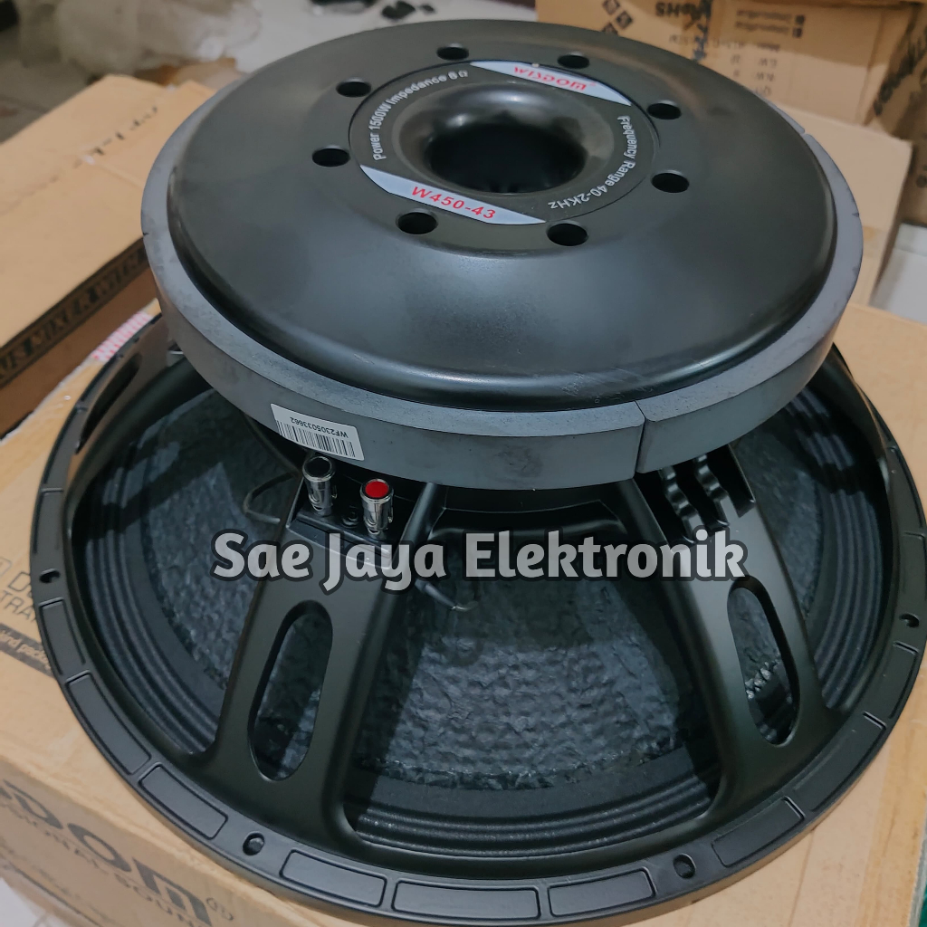 Jual Speaker Komponen Wisdom W450-43 / W 450 43 / W45043 - 18 inch | Shopee Indonesia