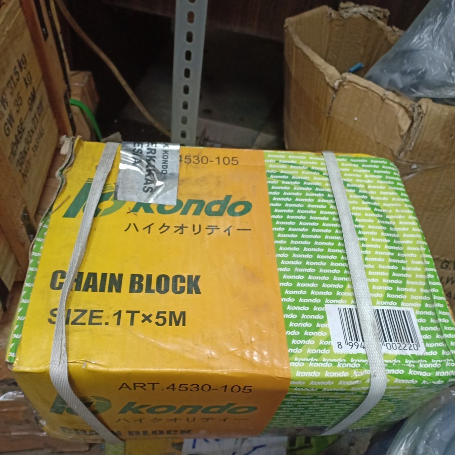 Jual KONDO CHAIN BLOCK takel 1 ton 5 meter | Shopee Indonesia