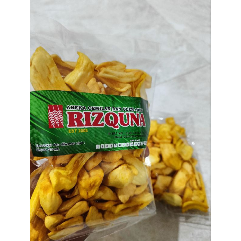 Jual KERIPIK NANGKA PACK KECIL RIZQUNA SNACK | Shopee Indonesia