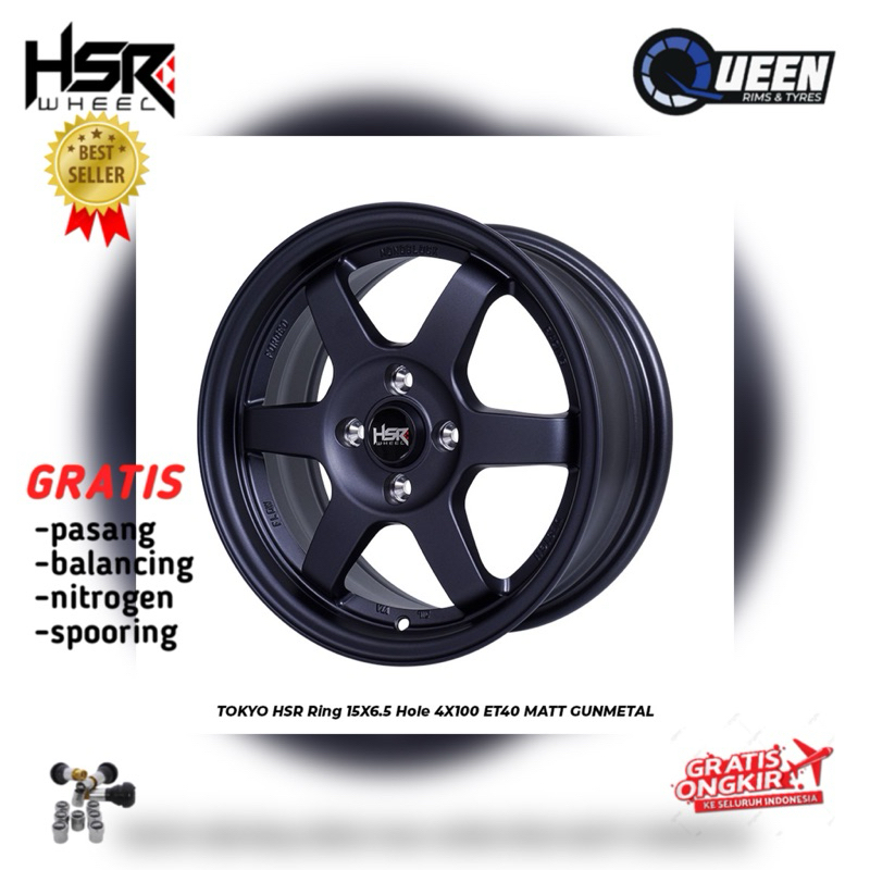 Jual VELG RACING MODEL TE37 R15 HSR TOKYO untuk mobil avanza, xenia, veloz, agya, ayla, sigra ...