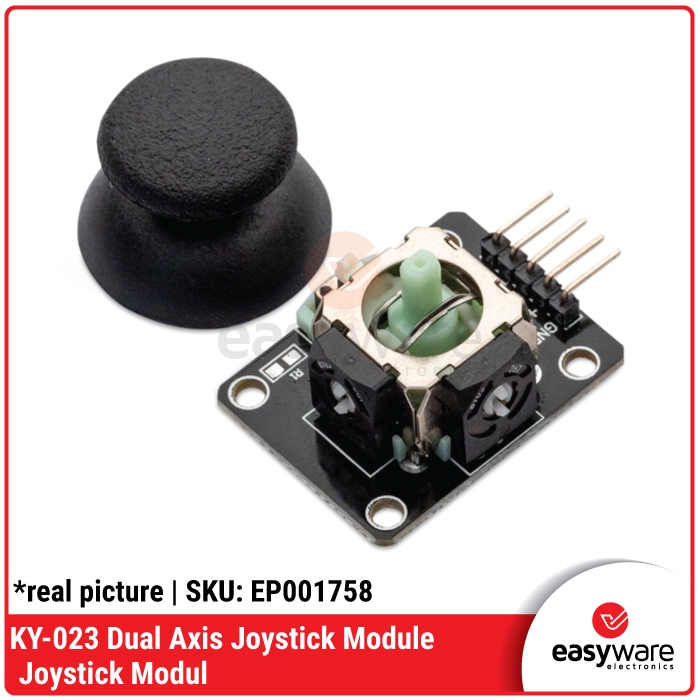 Jual JOYSTICK MODULE FOR ARDUINO KY-023 KY023 JOYSTIK DUAL AXIS ...