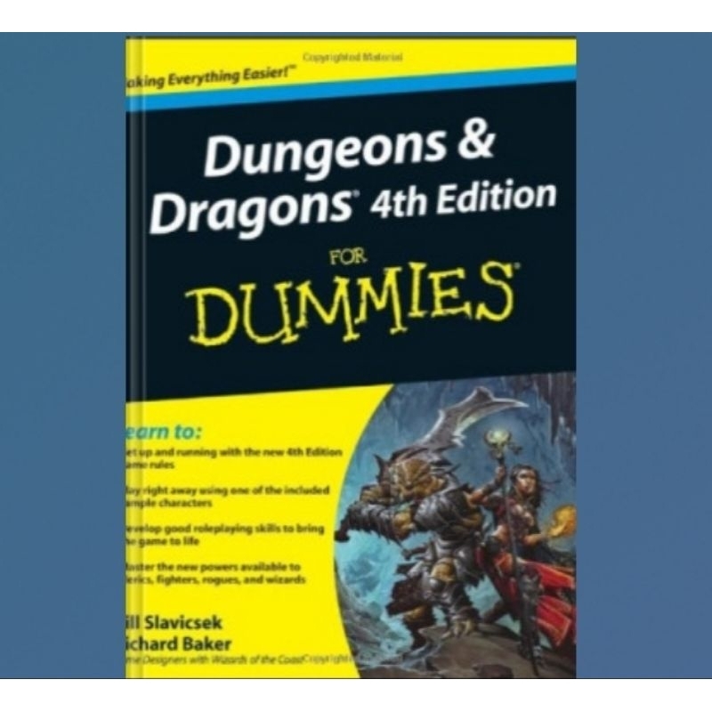 Jual Buku Dungeons and Dragons 4th Edition For Dummies | Shopee Indonesia