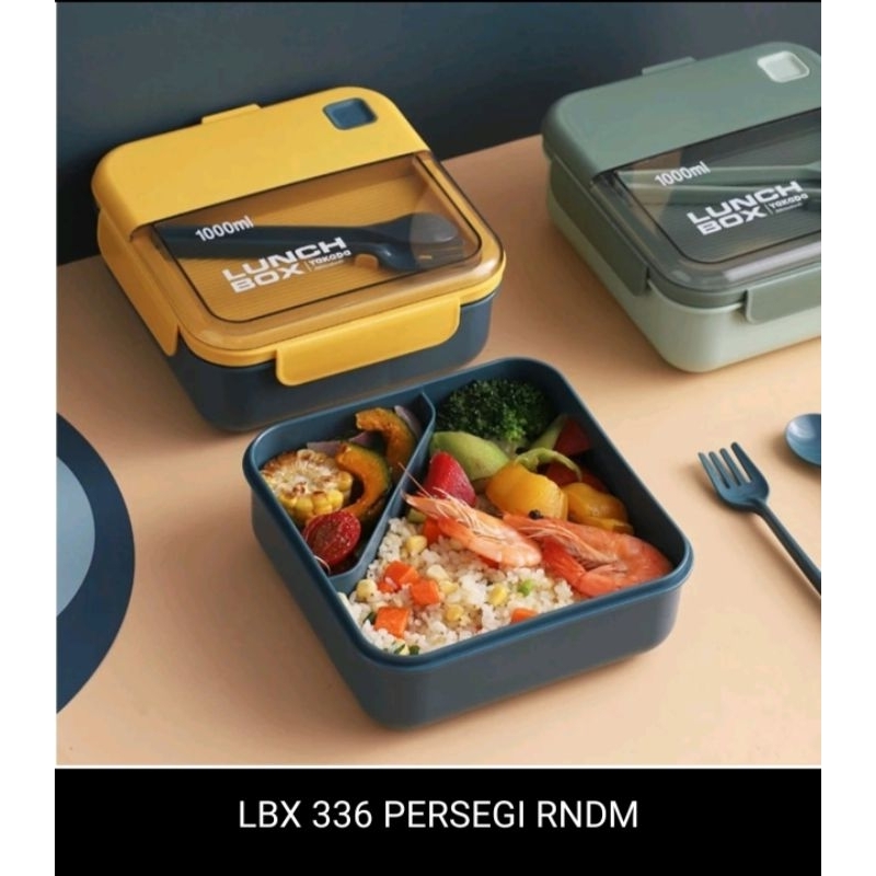 Jual Kotak Bekal Lunch Box Set BPA Free Aesthetic Anti Tumpah | Shopee Indonesia