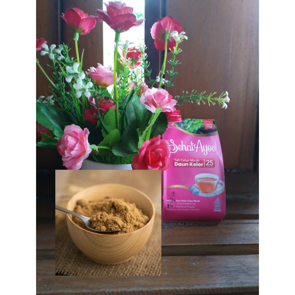 Jual Teh Merah Moringa Daun Kelor + Gula Aren Semut, Minuman Sehat dan ...