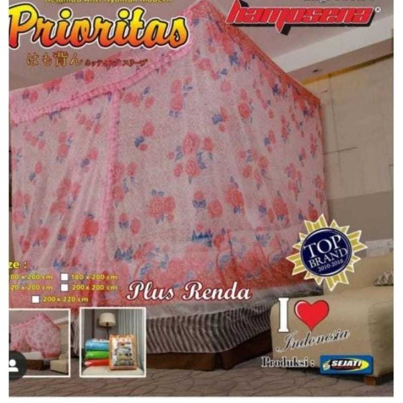 Jual kelambu prioritas ori 100% premium/klambu hamosena ukuran 200×200 ...