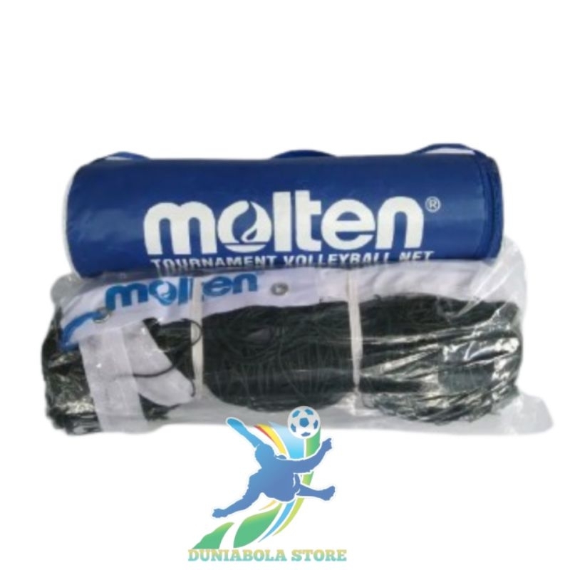 Jual Net Volly Ball Molten Jaring Net Volly Seling Baja Rajut Sudah ...