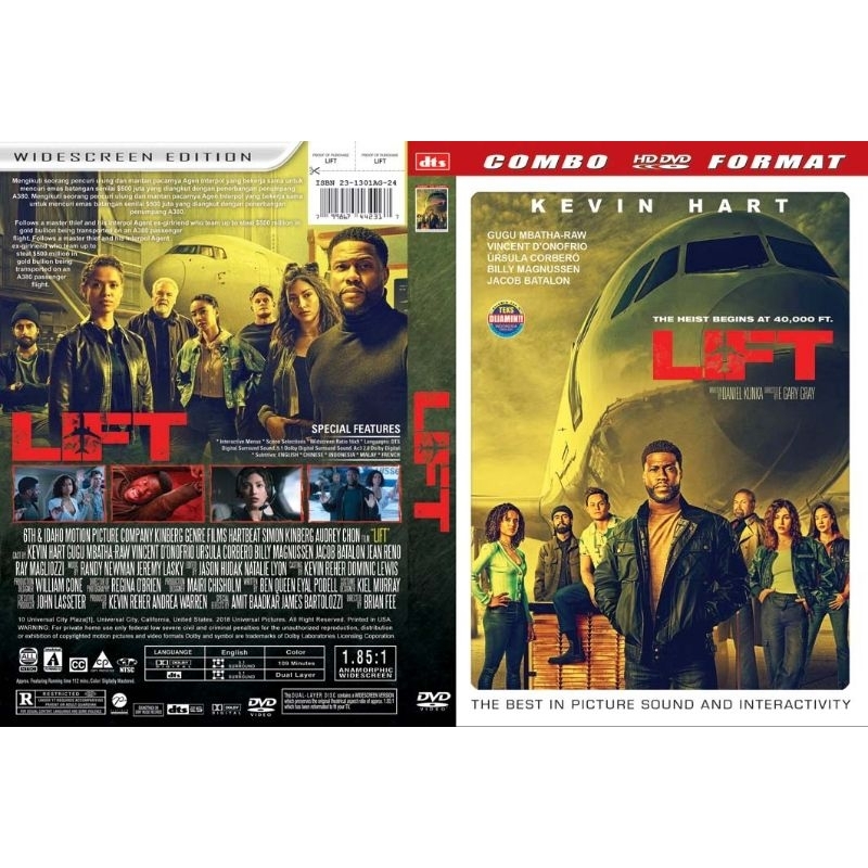 Jual dvd Lift 2024 {OD DTS R1} {Action, Comedy, Crime} {Kevin Hart, Gugu Mbatha-Raw, Sam ...