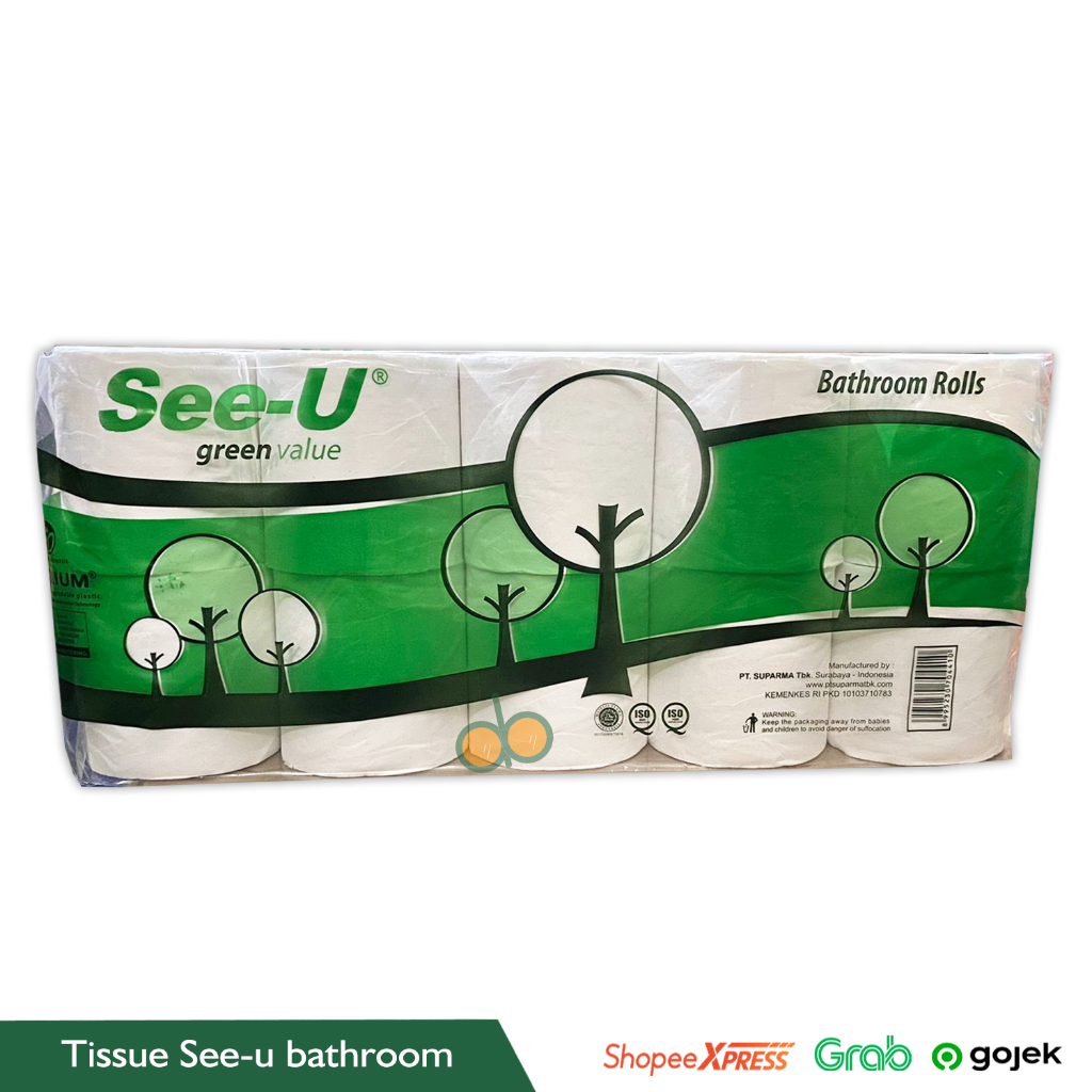 Jual See U roll 215 sheet bathroom tissue gulung toilet rol 250's 1 ...