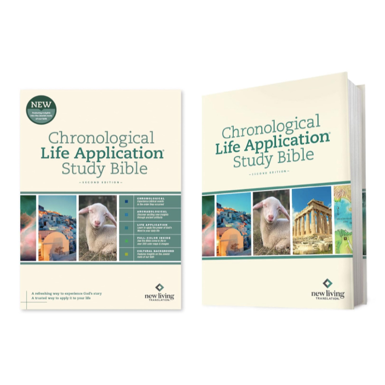 Jual NLT Chronological Life Application Study Bible, Second Edition | Shopee Indonesia