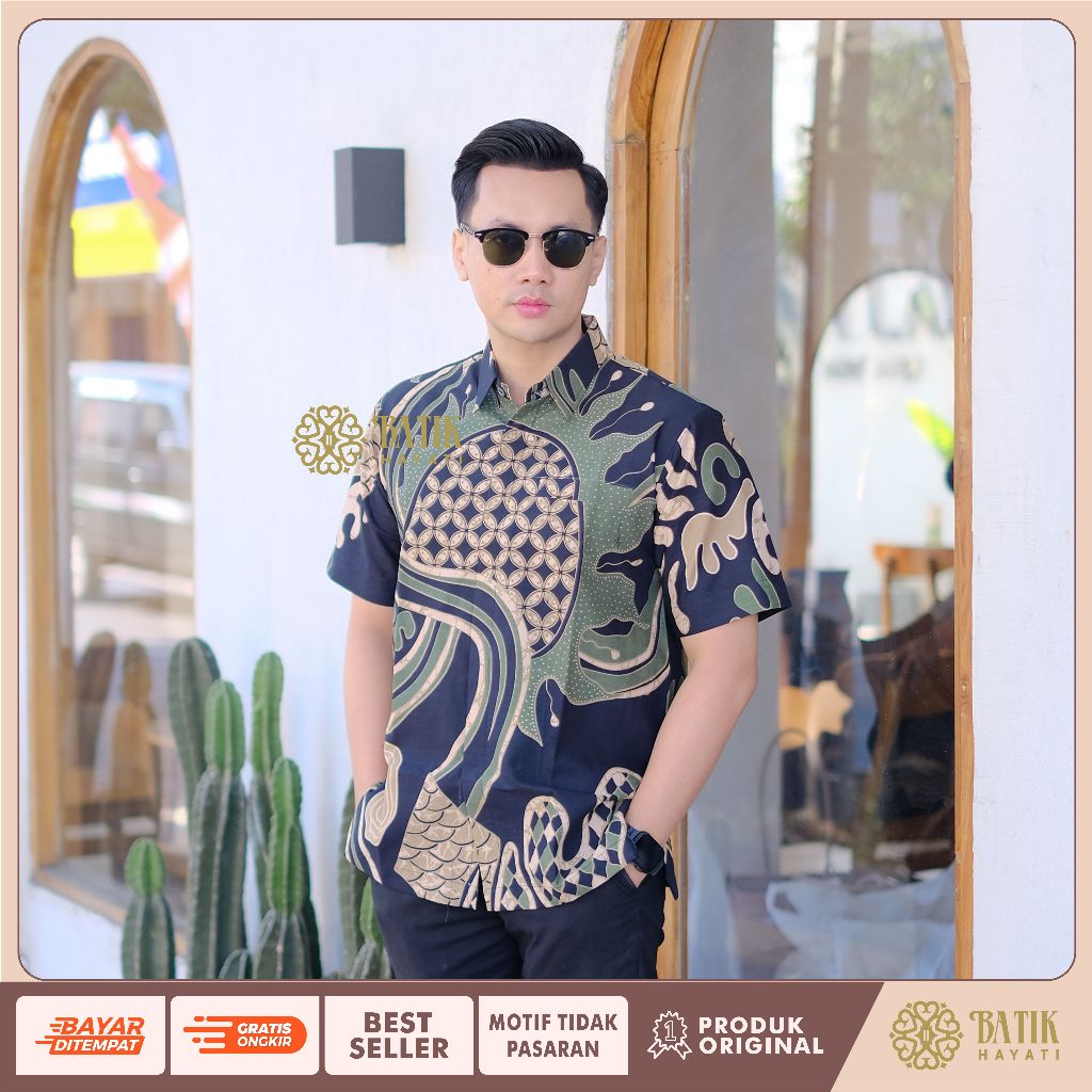 Jual BATIK PRIA BAJU BATIK PRIA BAJU BATIK COWOK BAJU BATIK PRIA LENGAN ...