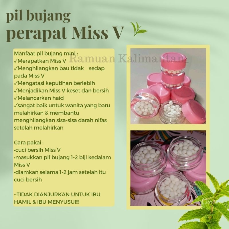 Jual PIL BUJANG MINI // PIL MUTIARA // PERAPAT MISS V // 100% ORIGINAL | Shopee Indonesia
