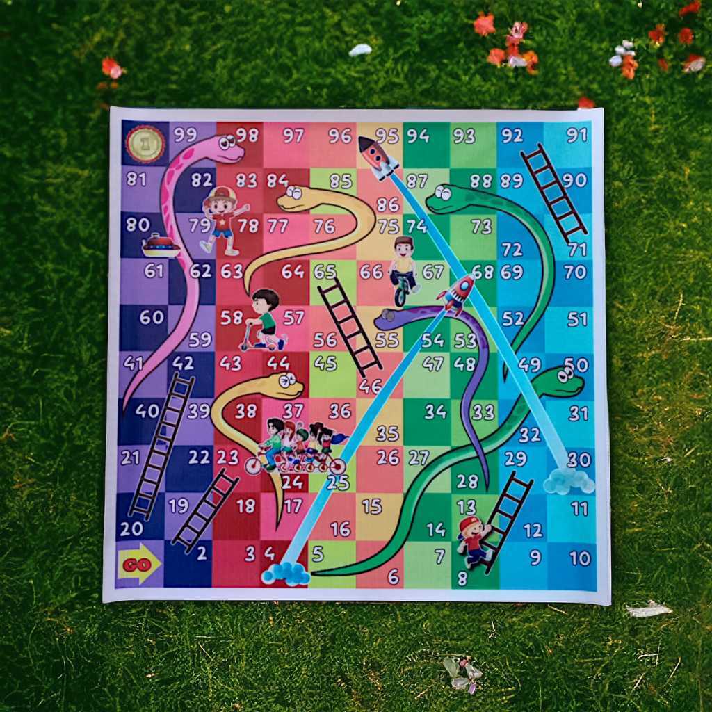 Jual Mainan Game Ular Tangga Keluarga+dadu | Shopee Indonesia