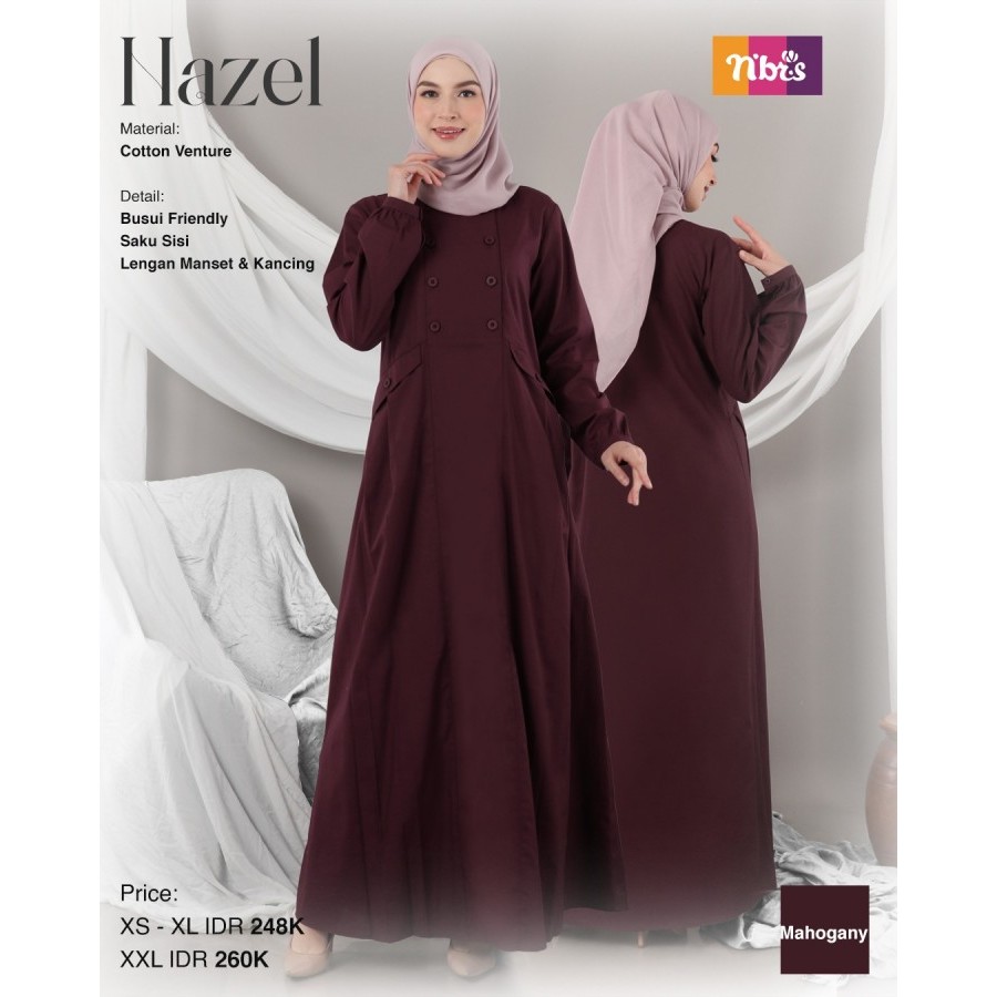 Jual GAMIS NIBRAS TERBARU HAZEL DRESS NIBRAS BAHAN COTTON VENTURE TERBARU 2024 [BISA COD ...