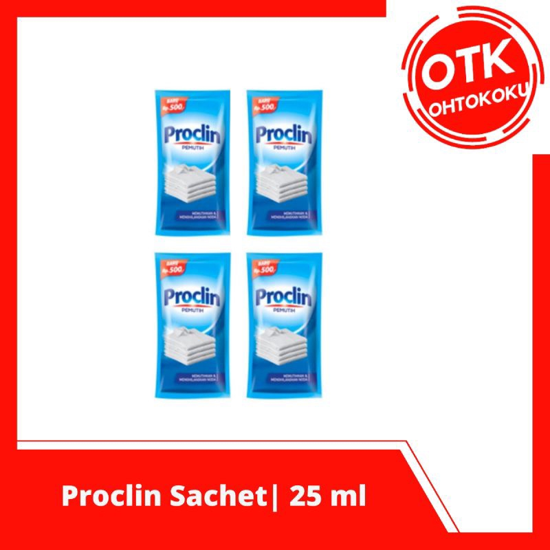 Jual Proclin Pemutih Sachet 25 ml x 12pcs | Shopee Indonesia