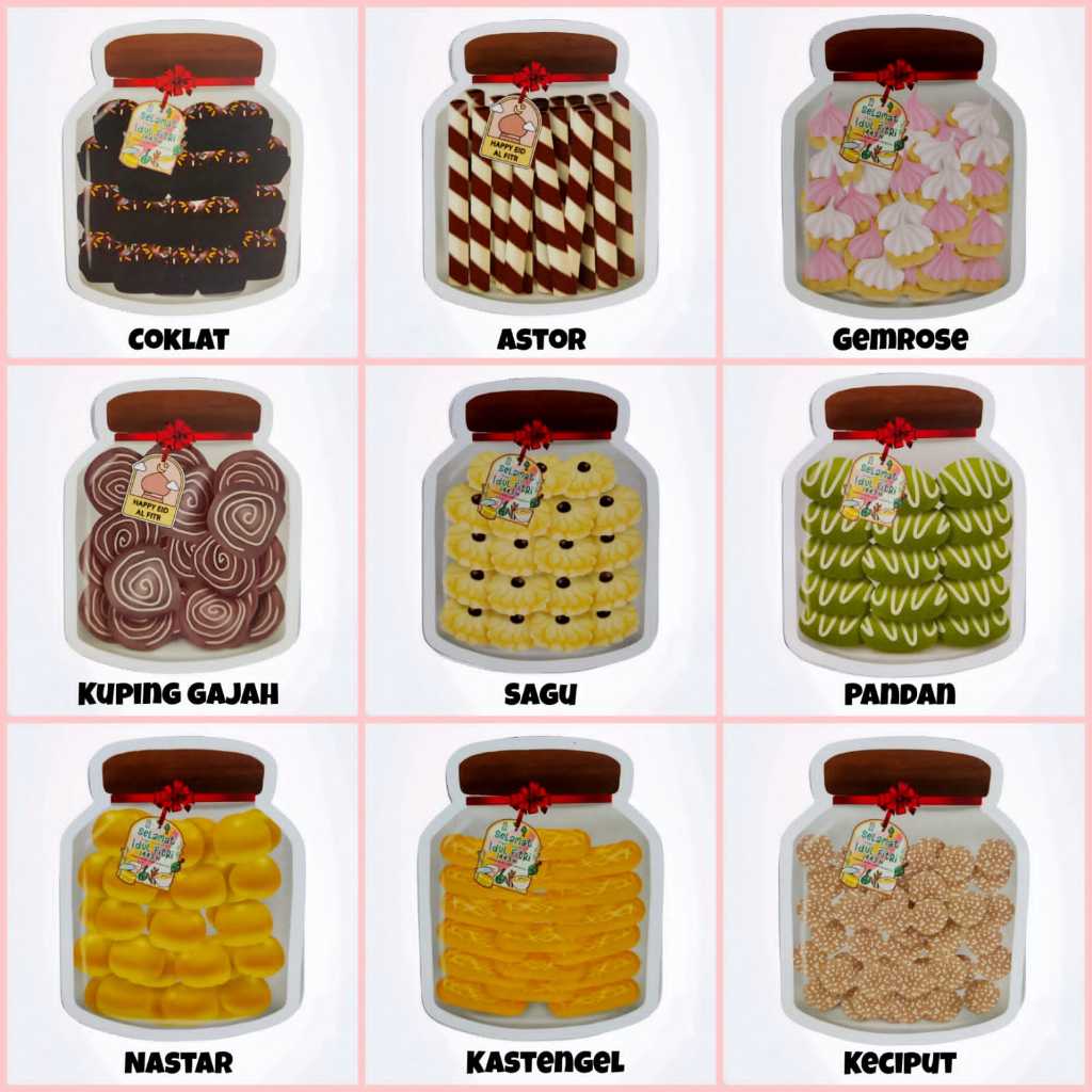 Jual Amplop Lebaran 3D Motif Toples Kue | Shopee Indonesia