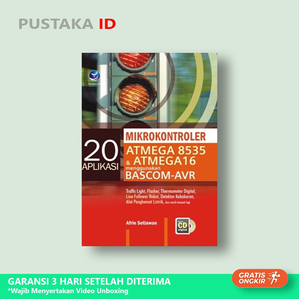 Jual Buku 20 Aplikasi Mikrokontroler ATmega 8535 & ATmega 16 Menggunakan Bascom-Avr + cd ...