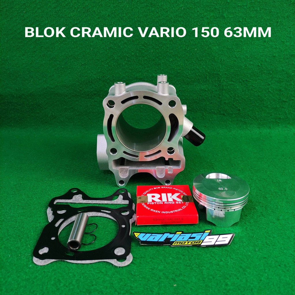 Jual BLOK SEHER BORING BORE UP CERAMIC CRAMIC KERAMIK VARIO 125 VARIO ...